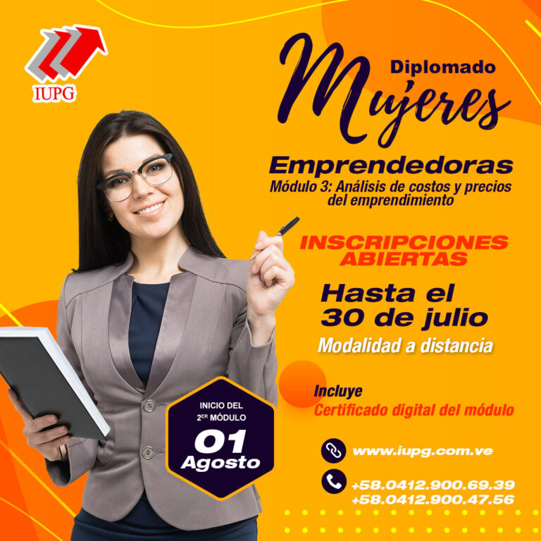Diplomado Mujeres Emprendedoras – IUPG